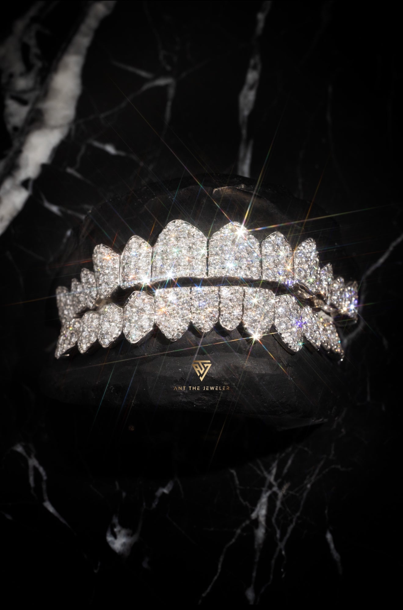 10 Pointer Natural Diamond Grillz –Custom Luxury Ant The Jeweler & Co. – ATJ & Co.